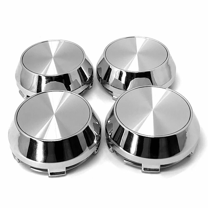 Колпачок для центра колеса, Пылезащитная ступица для Volk Racing Ray ADVAN Enkei OZ, DS, LADA, Audi, Bmw, 4 шт, 60 мм, Серебристый