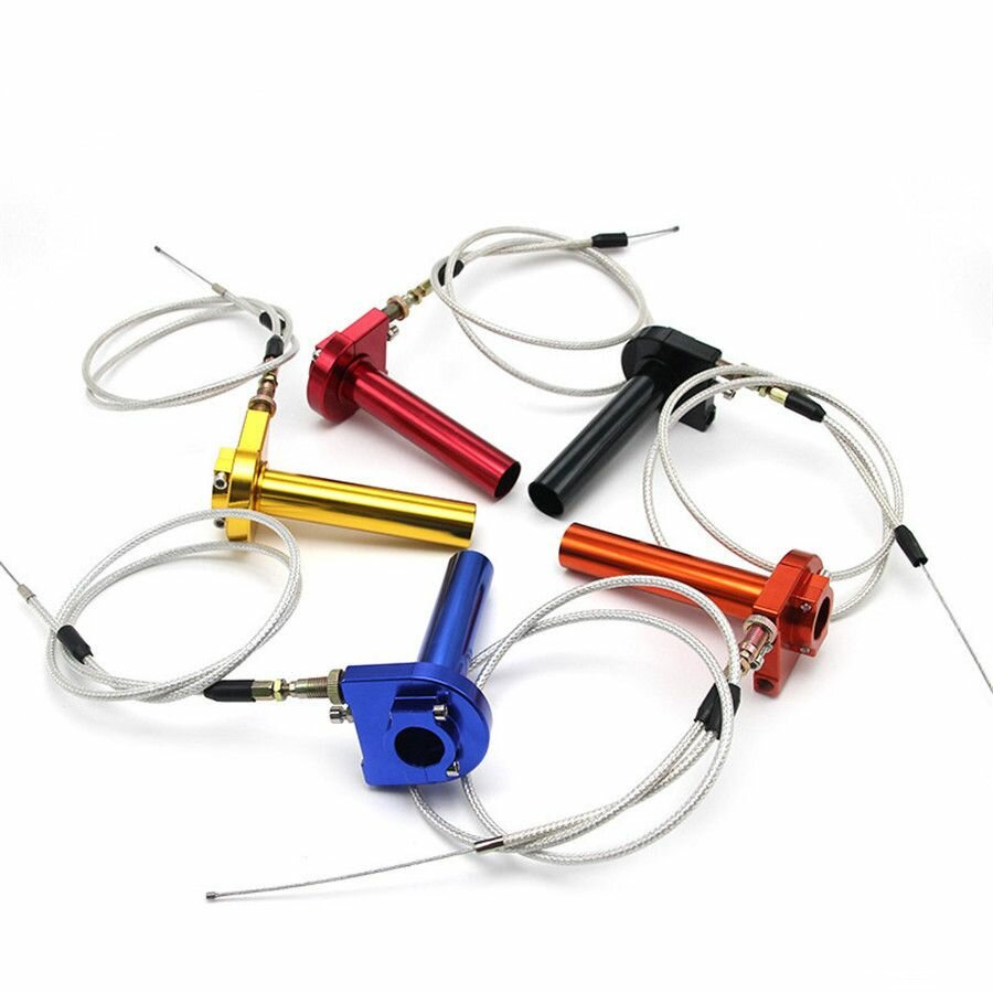 7/8" Рукоятка газа с зажимом Twister с тросом для мотоцикла, внедорожного мотоцикла 50-125Cc