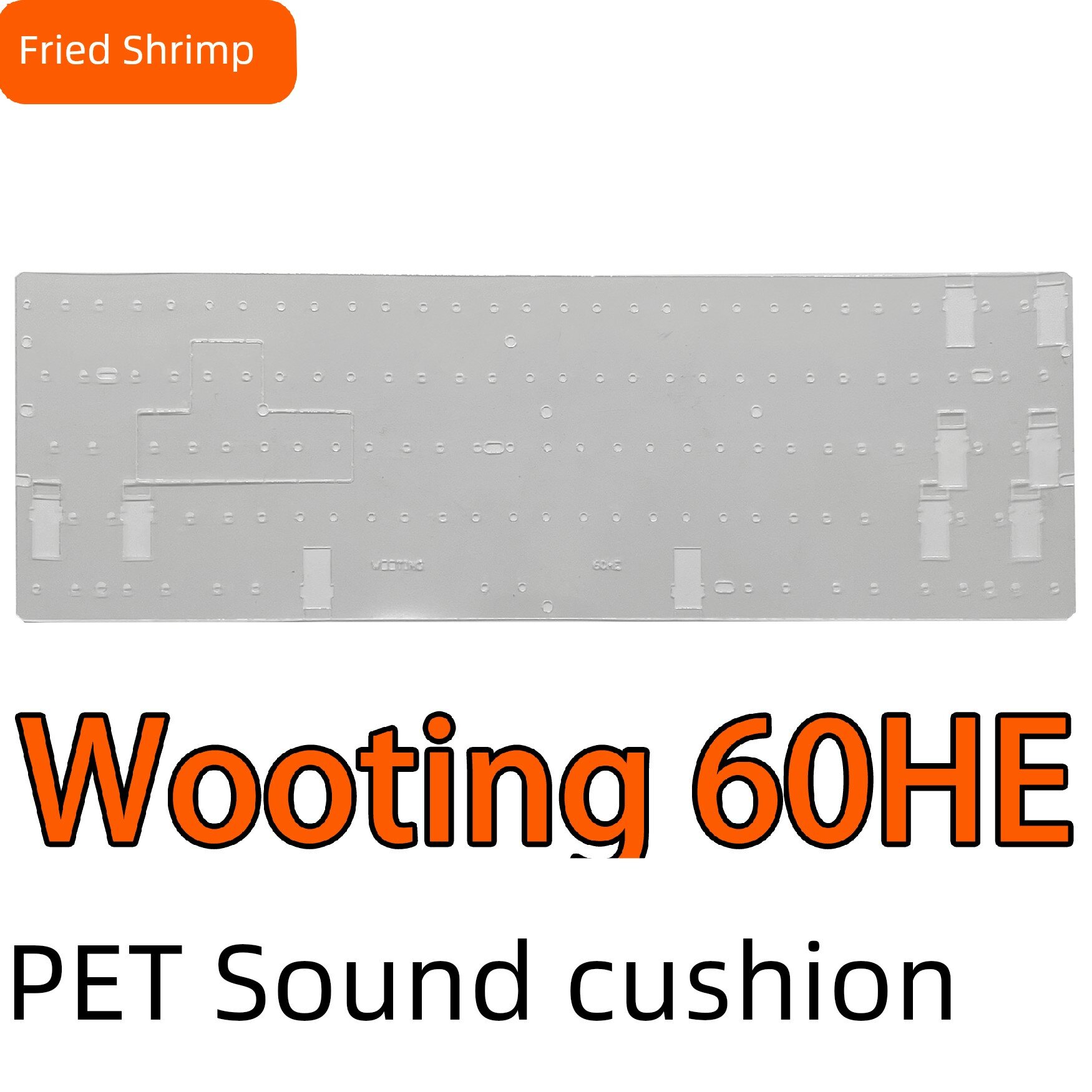 Wooting60HE модифицированная клавиатура ym60 с магнитной осью, специальная звуковая сумка PORON, сэндвич, хлопковая