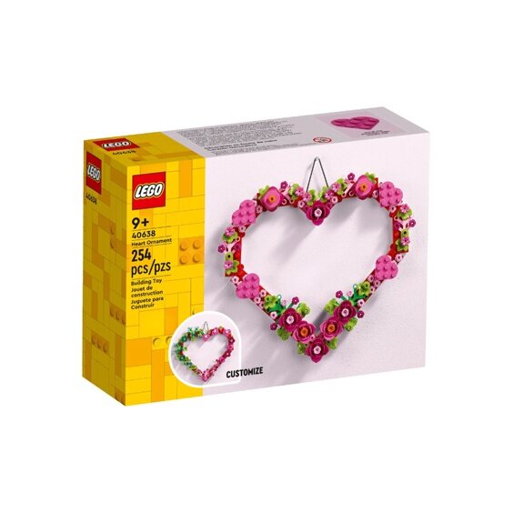 LEGO Classic Collection Heart Shaped Accessory Building Blocks 254pcs 40638 null
