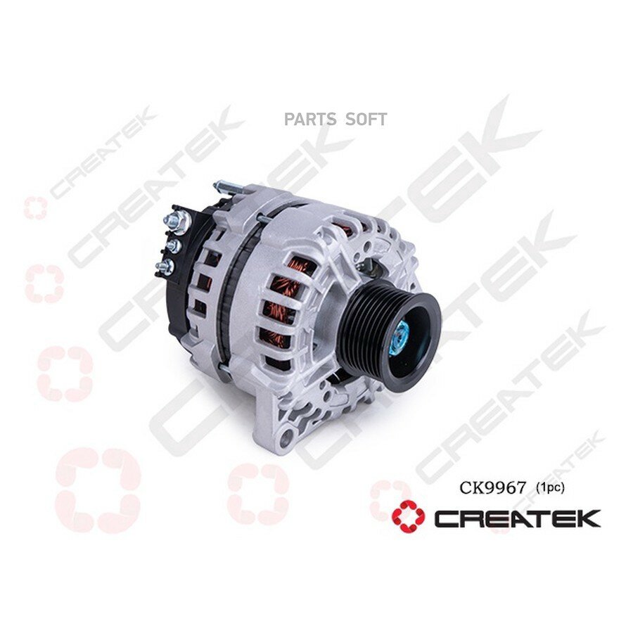 Генератор WP-10 E5 28V-80A X3000 CREATEK от официального дистрибьютора, CREATEK, артикул CK9967