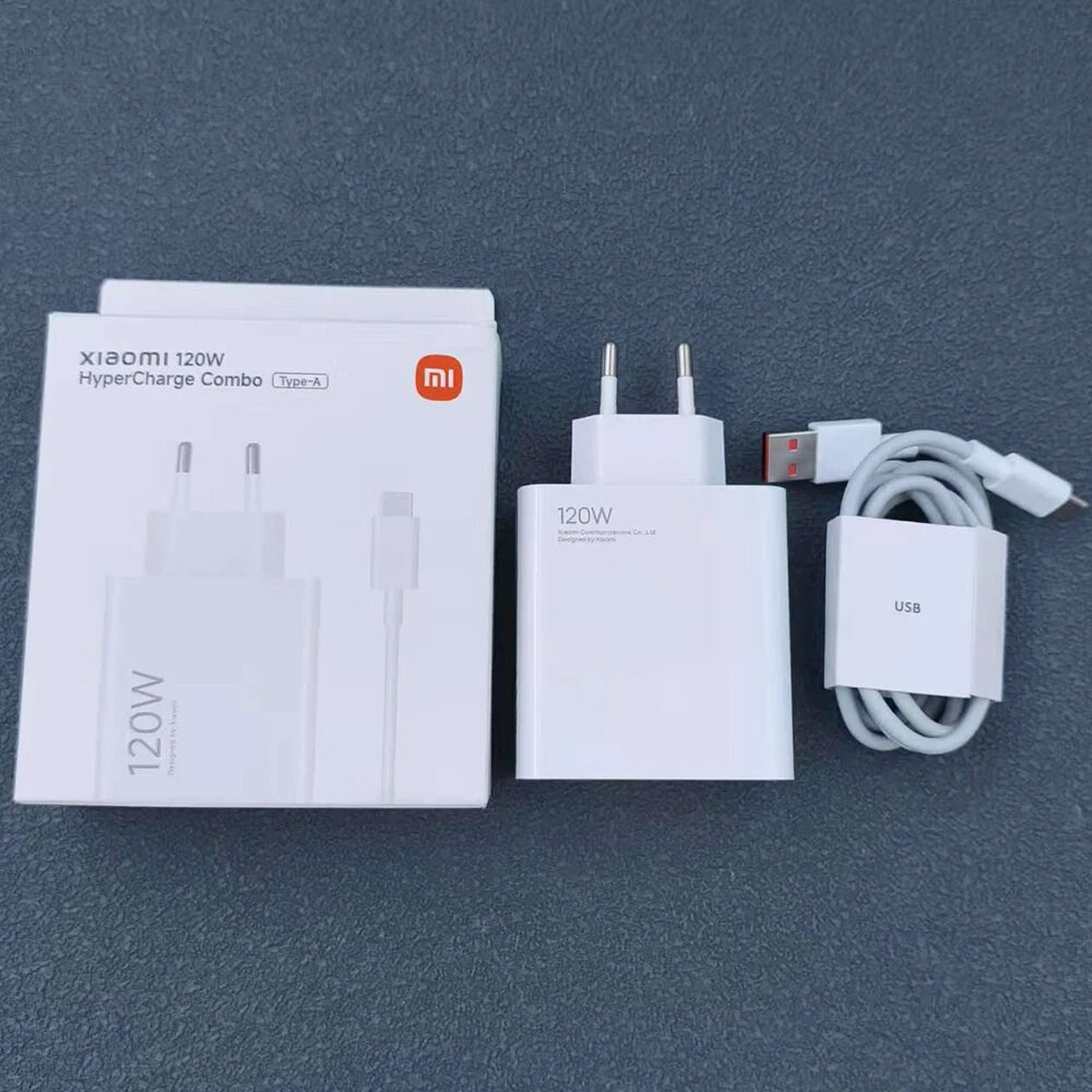 Xiaomi 120 Вт, 90 Вт, 67 Вт, 45 Вт, EU HyperCharge Combo, оригинальный адаптер для 120W EU Set
