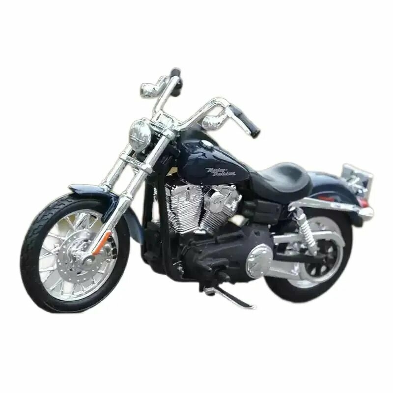Тяжелый локомотив для шоссейных гонок 1:18 Harley Davidson 2006 FXDBI , Харли-Дэвидсон, модель мотоцикла, игрушка в подарок для мальчика, коллекция для хобби