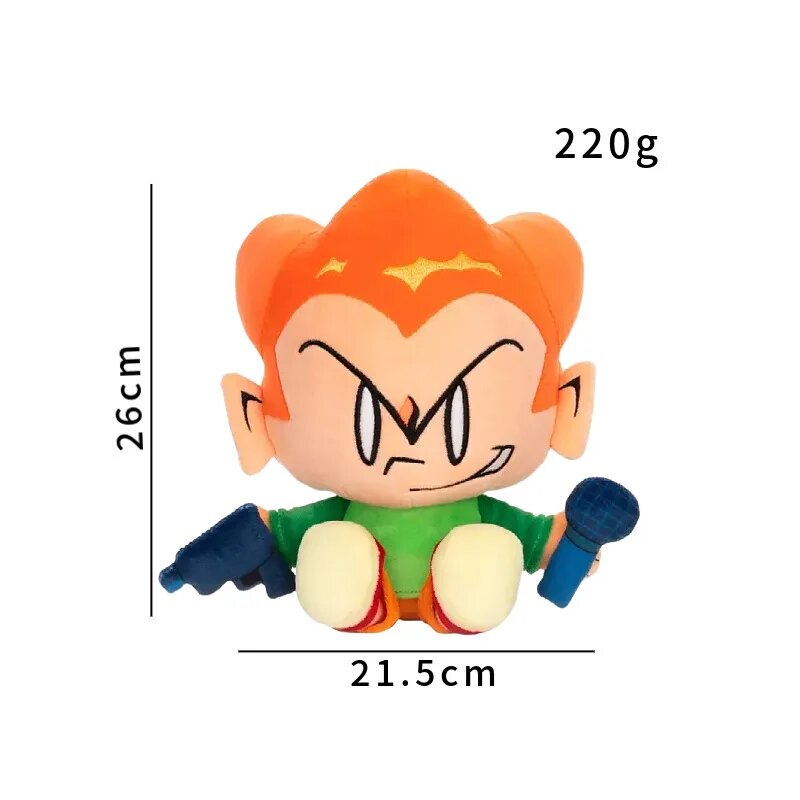 Новая плюшевая игрушка FNF Nene Pico Darnell, игра Friday Night Funk Pico, 26 см, мягкая кукла-подушка, декор для комнаты, коллекционные рождественские подарки для детей