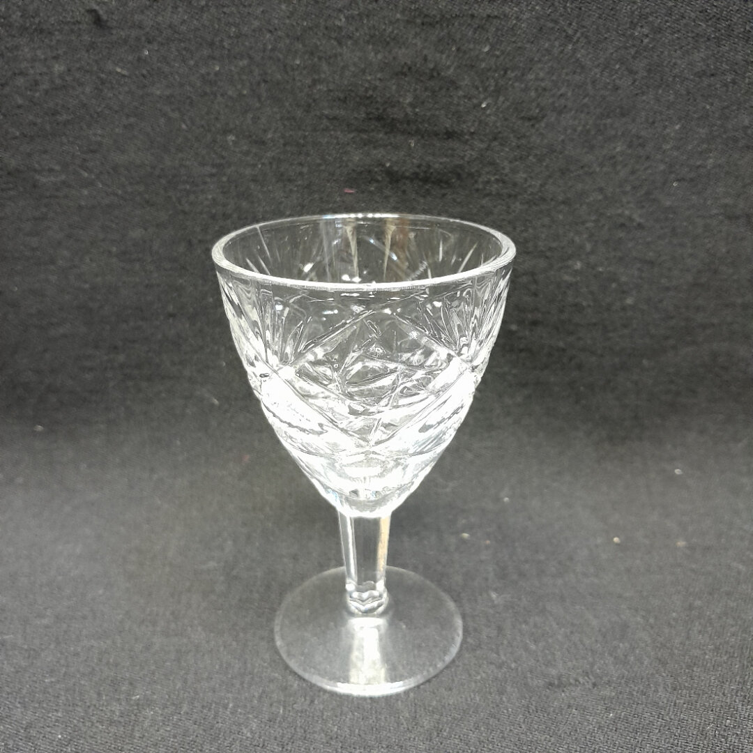 Рюмка 9 см, хрусталь, 70 мл. Винтаж, СССР.