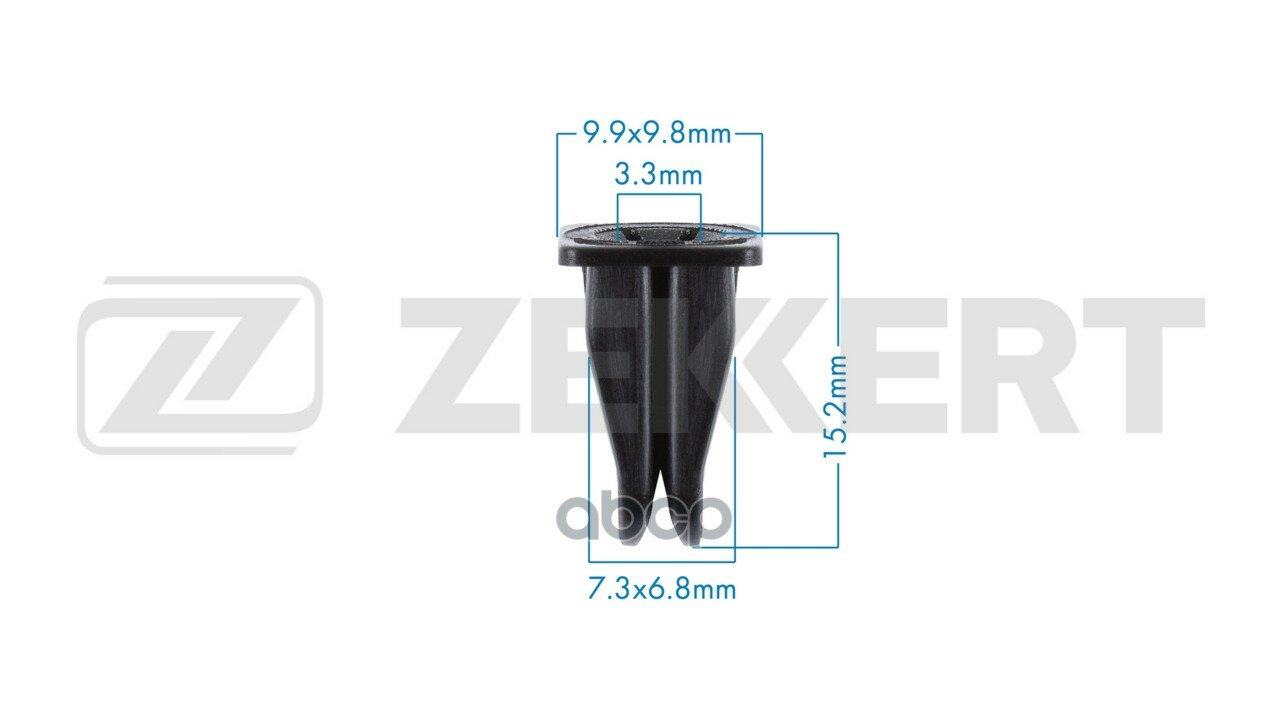 Клипса крепёжная Mercedes-Benz BMW (миним. кол-во заказа 10 шт) Zekkert арт. be-3758