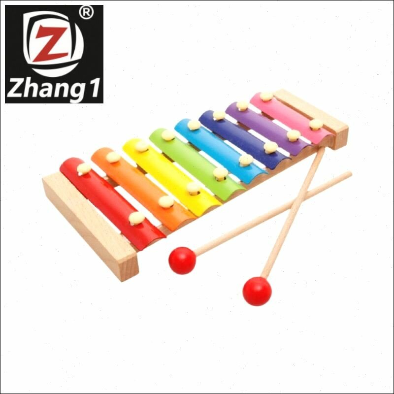 Деревянная музыкальная шкатулка, детское игрушечное пианино, ударный инструмент, развивающие игрушки для младенцев, маленький ксилофон