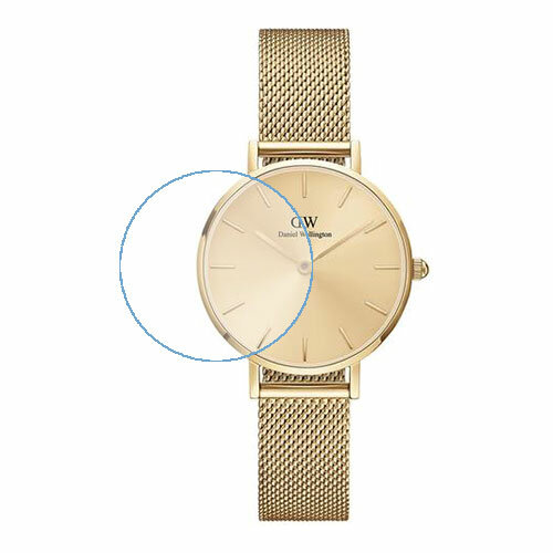 Скрин Мобайл защитный экран для часов Daniel Wellington Watch Petite Unitone 28 Gold из нано стекло 9H