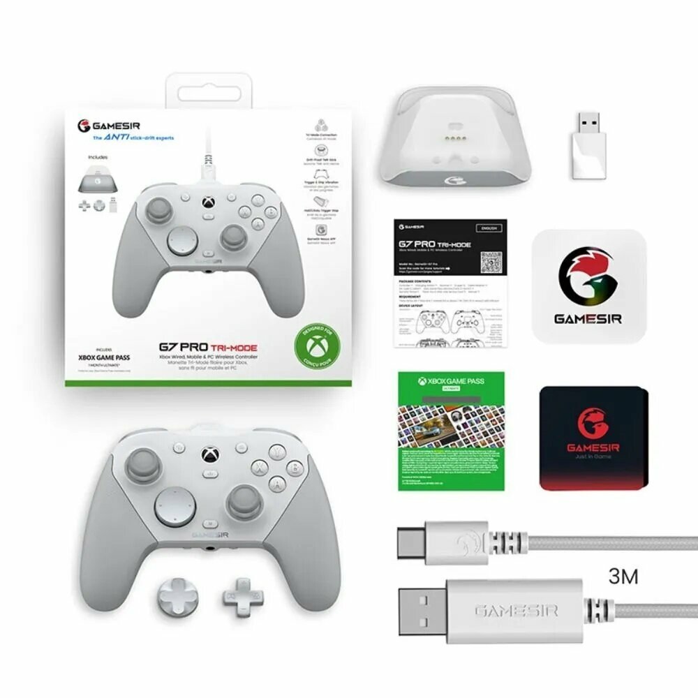GameSir G7 Pro Геймпад Для Пк Проводной Совместим С Windows PC Xbox Series X/S Xbox One Steam И Android