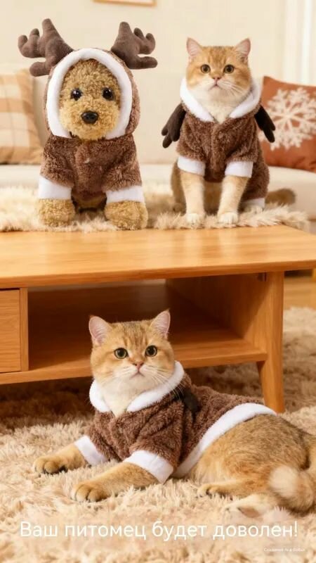 Одежда для собак и кошек, костюм монстра комбинезон