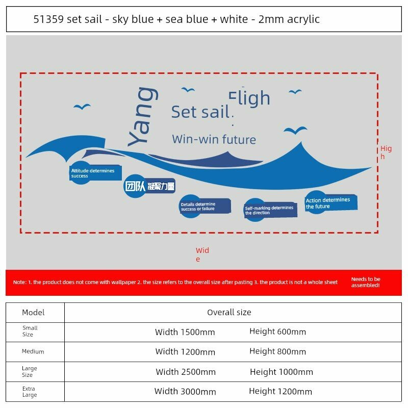Настенное украшение для лестничных пролетов компаний: стикер-картина для создания атмосферы офиса, высококлассной