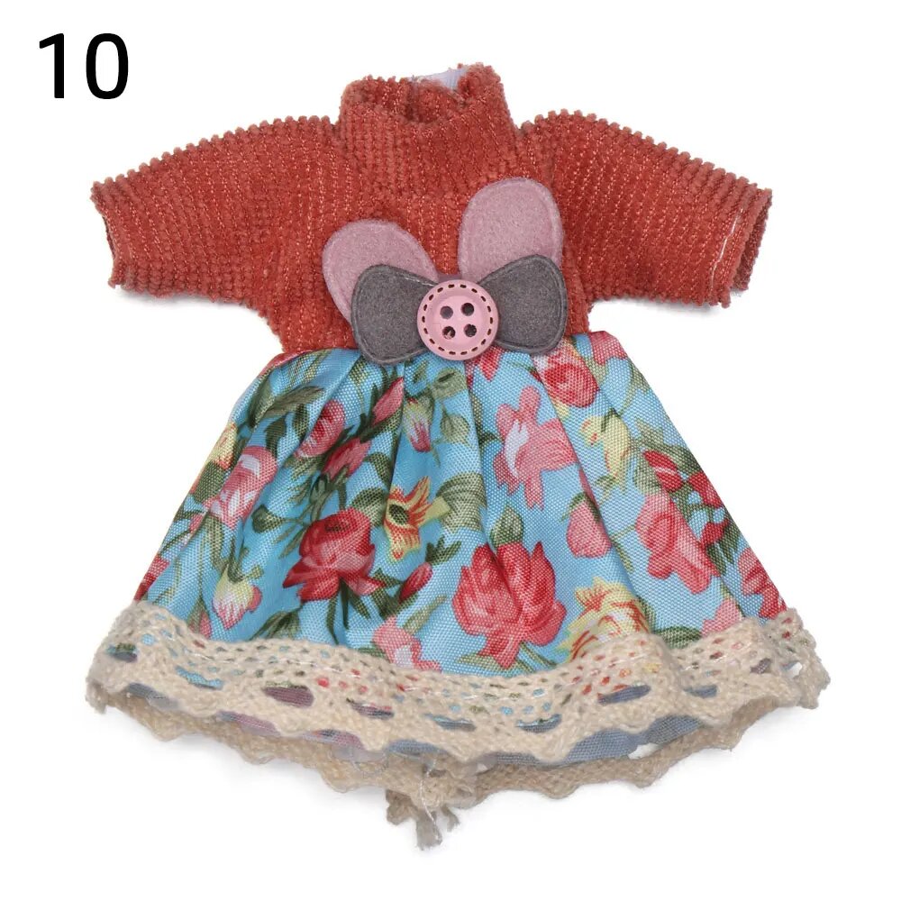 Кукольные платья Gootrades для кукол 16-17 см