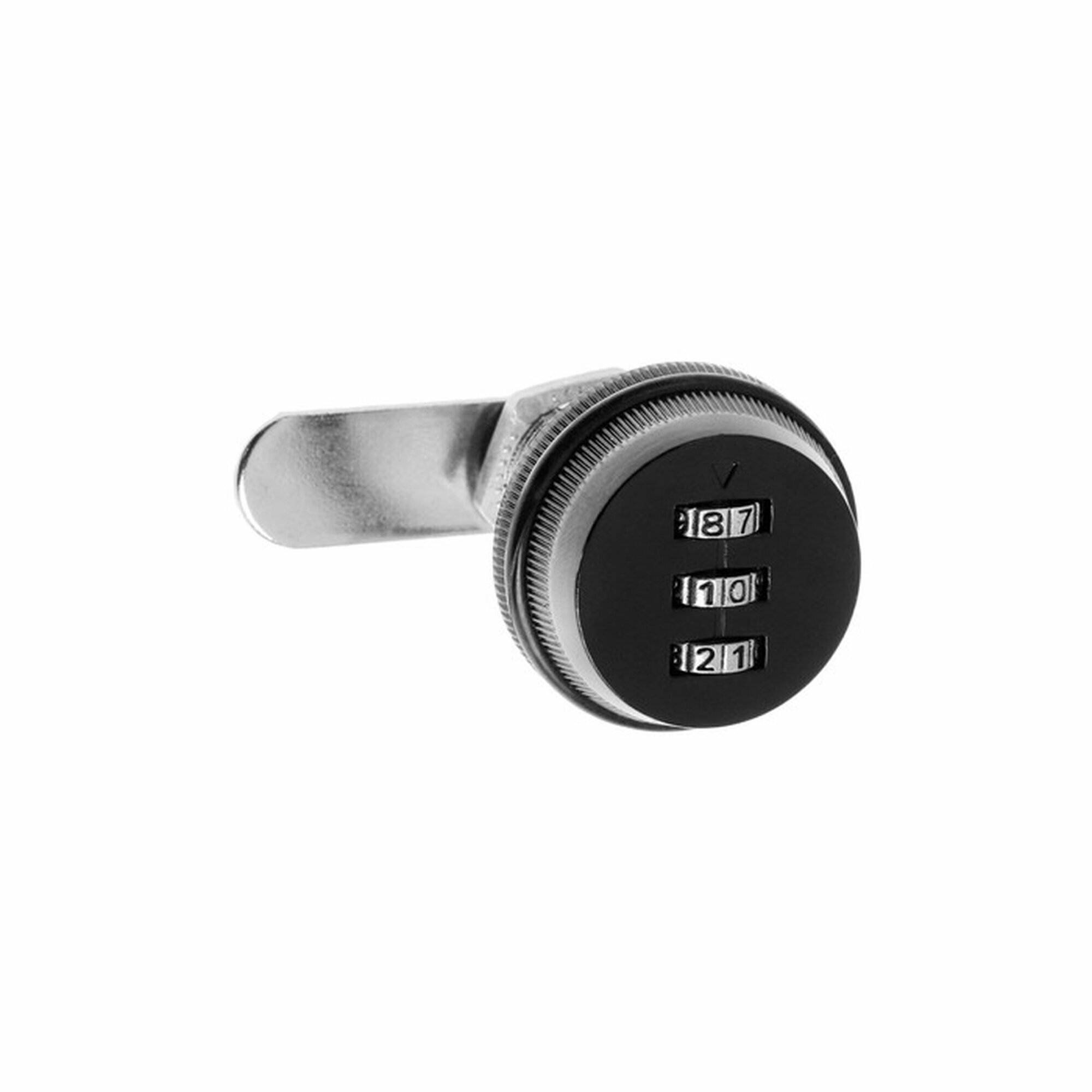 Замок кодовый тундра, для почтового ящика, цвет черный, длина резьбовой части 30 мм