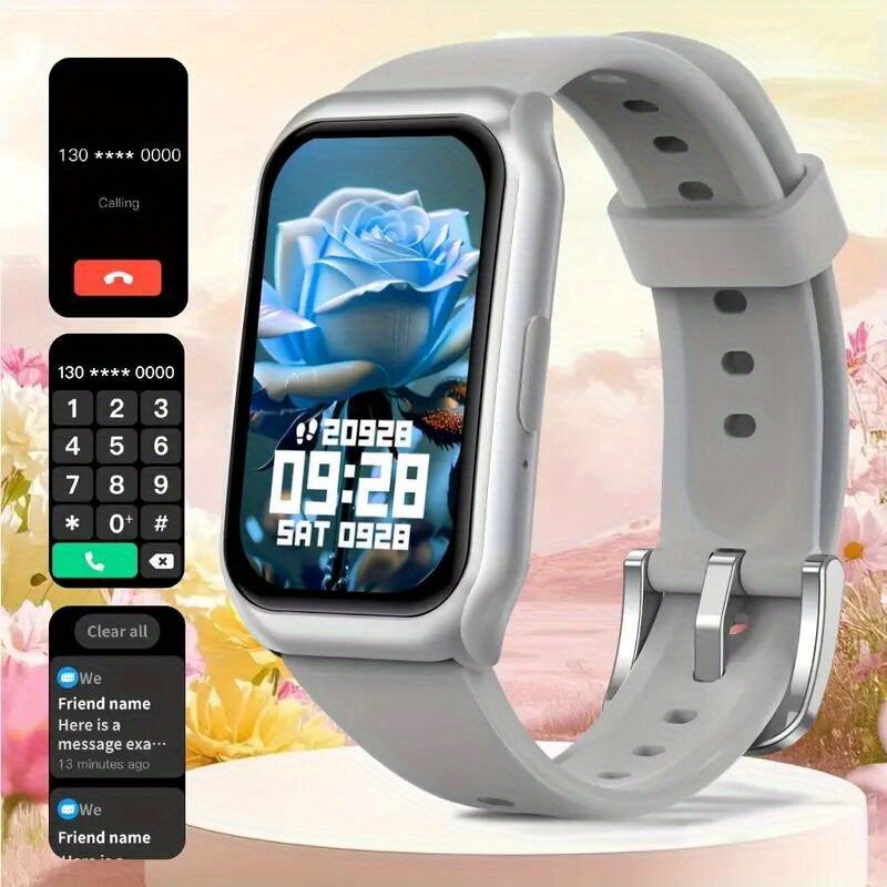Smart Fitness Tracker - Bluetooth Calls/ Magnetic Charging/ 1.45" HD Screen