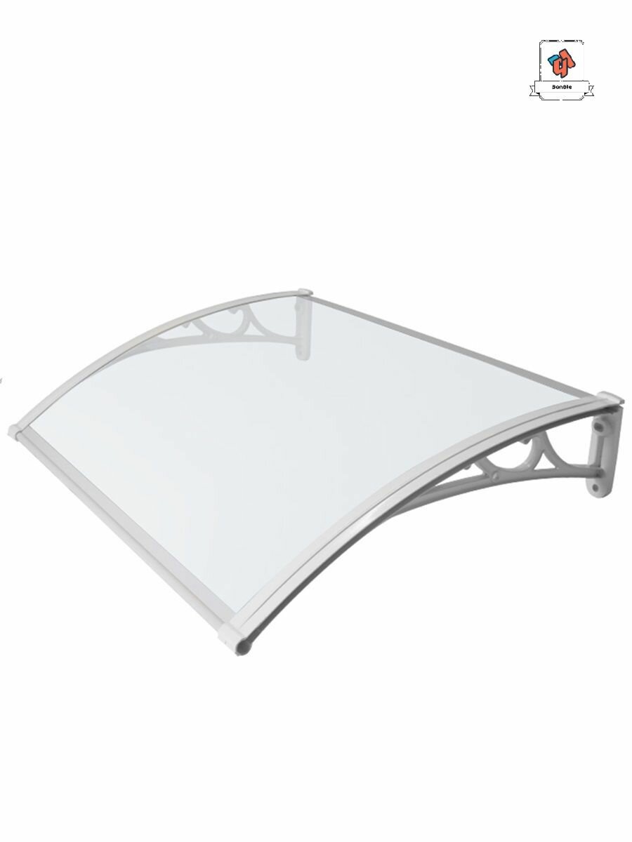 Козырек над крыльцом, для дома усиленный , Навес над крыльцом, удлинение 60 см