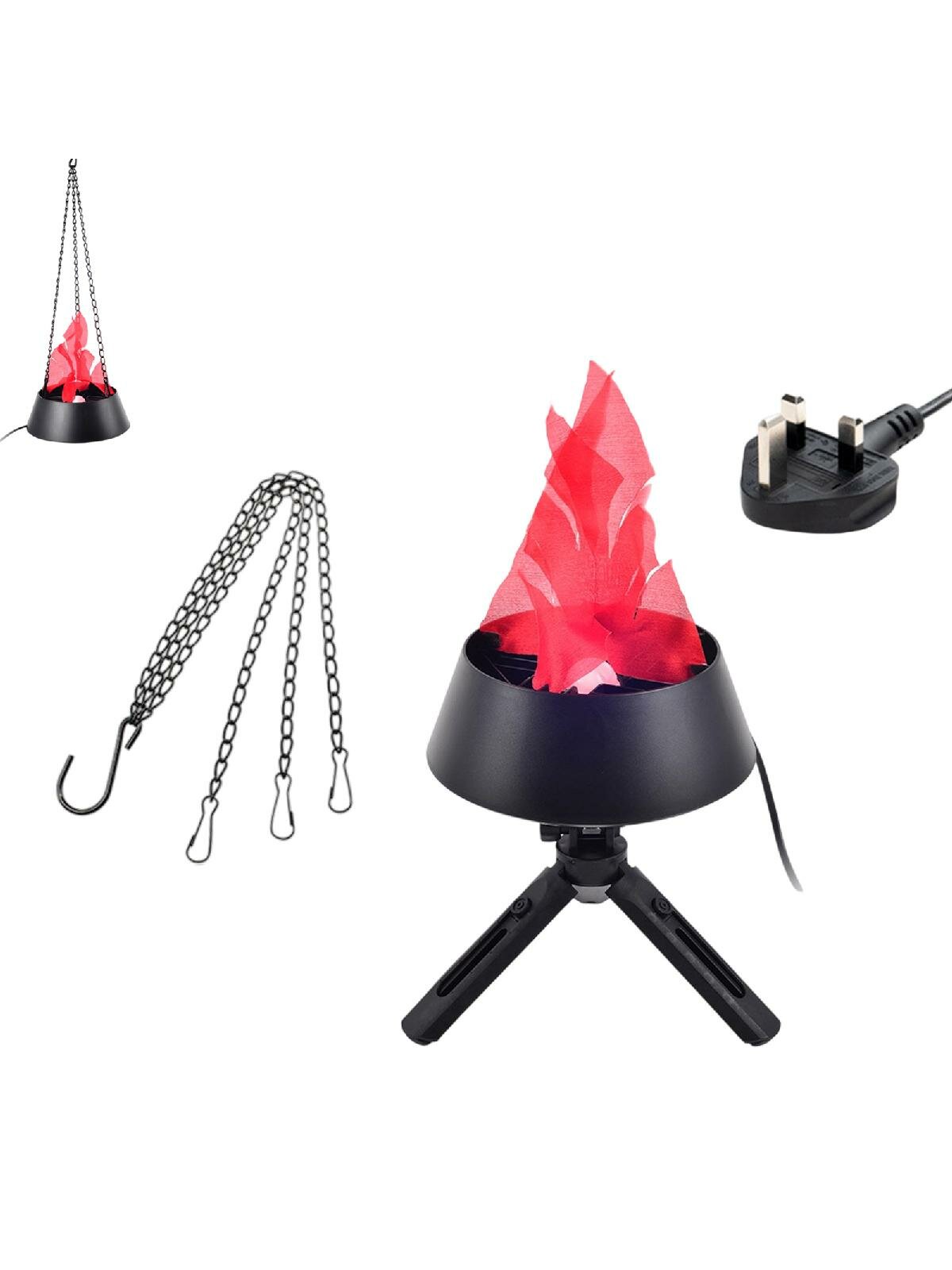 Эффект огня на Хэллоуин Пламя Свет Имитация Огня Лампа Настольные украшения