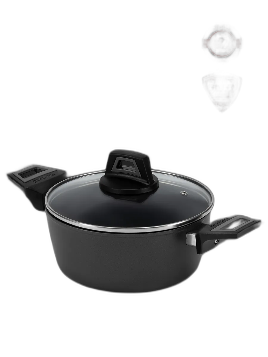 Кастрюля для индукционной плиты Graphit-24C с крышкой 24 см