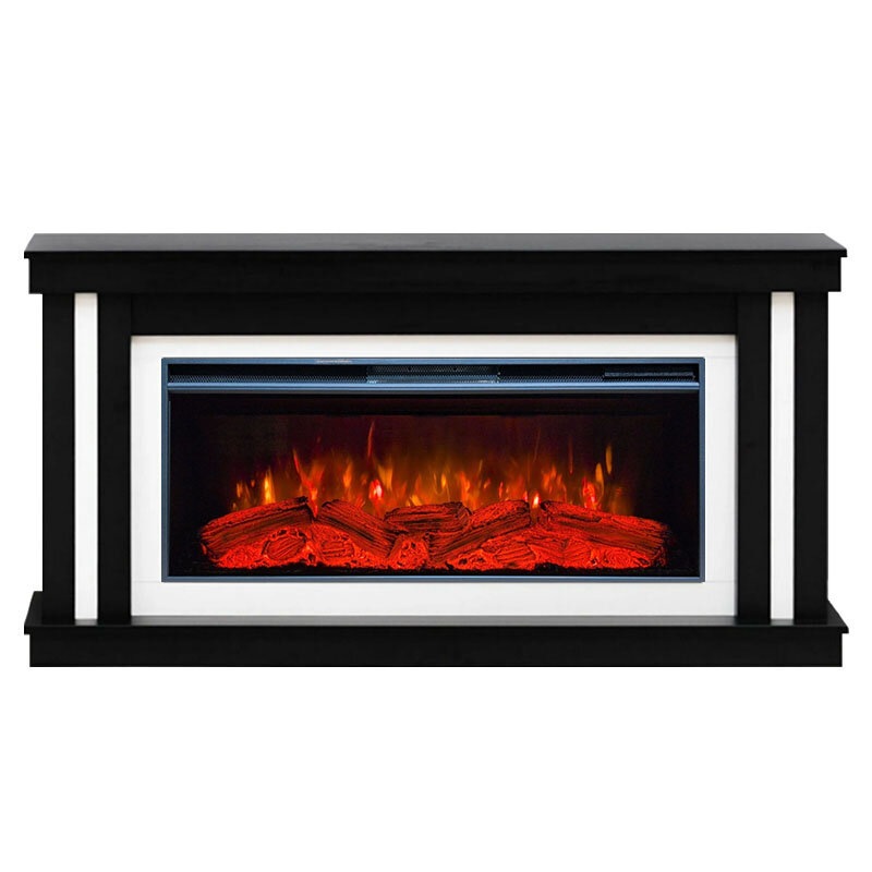 Электрокамин InterFlame Квинт с очагом Mirage 40 VX Черный