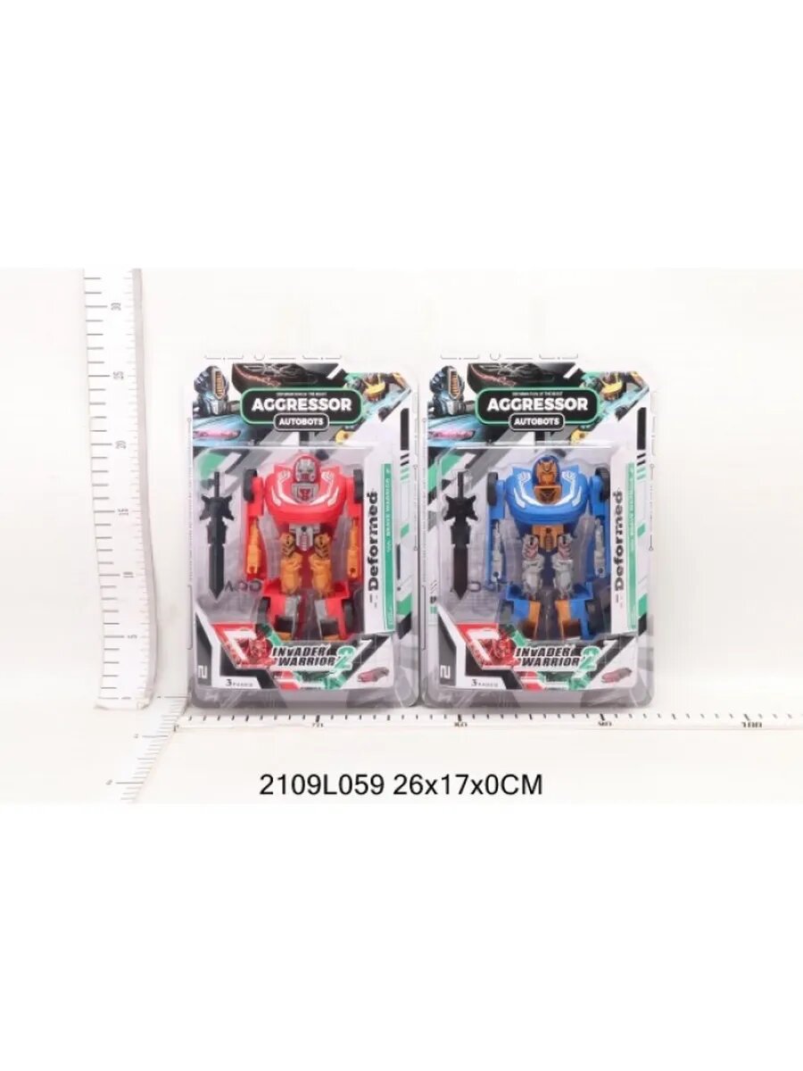 Робот-машина цвет в ассорт. на карт. в кор.2x72шт