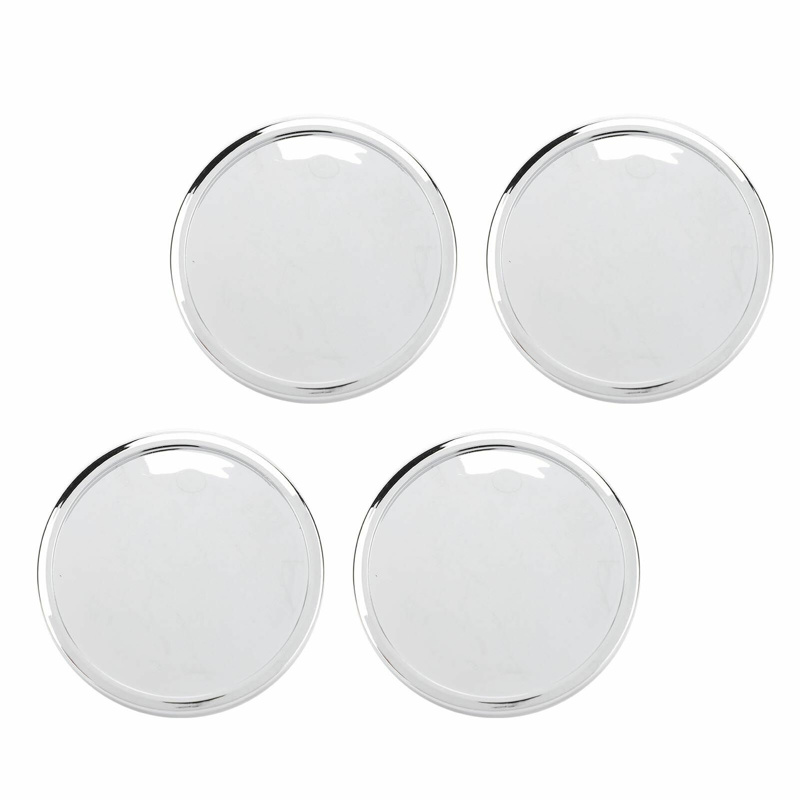 4 универсальных колпака ступицы 65x48 мм хромированные