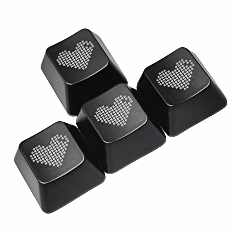 Сердечки-кейкапы для клавиатуры WASD