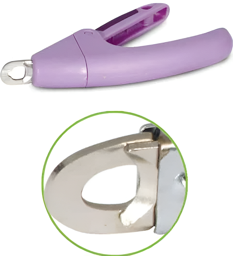 Triol Когтерез-гильотина (пакет) 75*130 мм, 130 х 75 мм. , цвет розовый