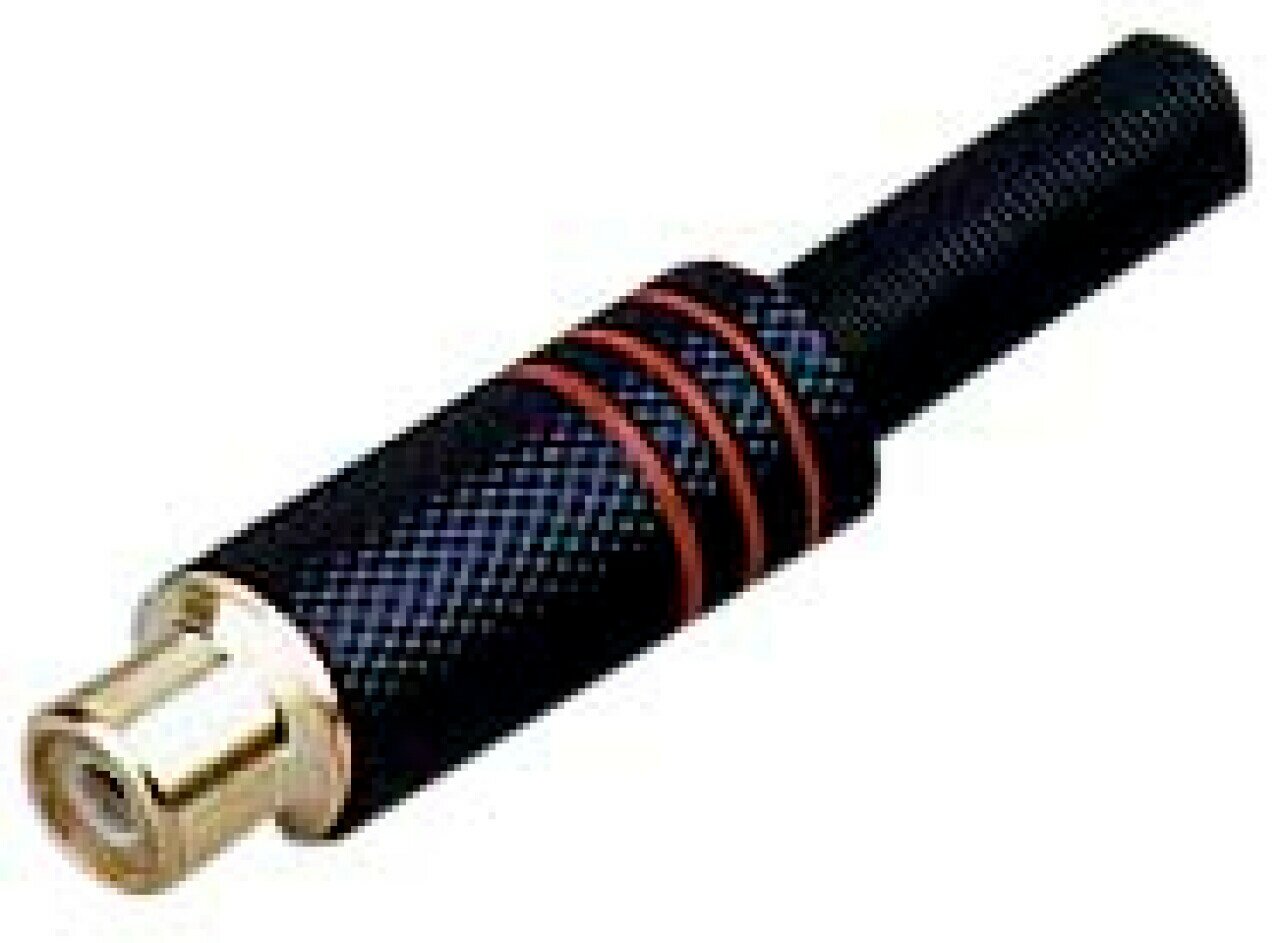 Stagg0200-F-BK-RED Разъём RCA мама
