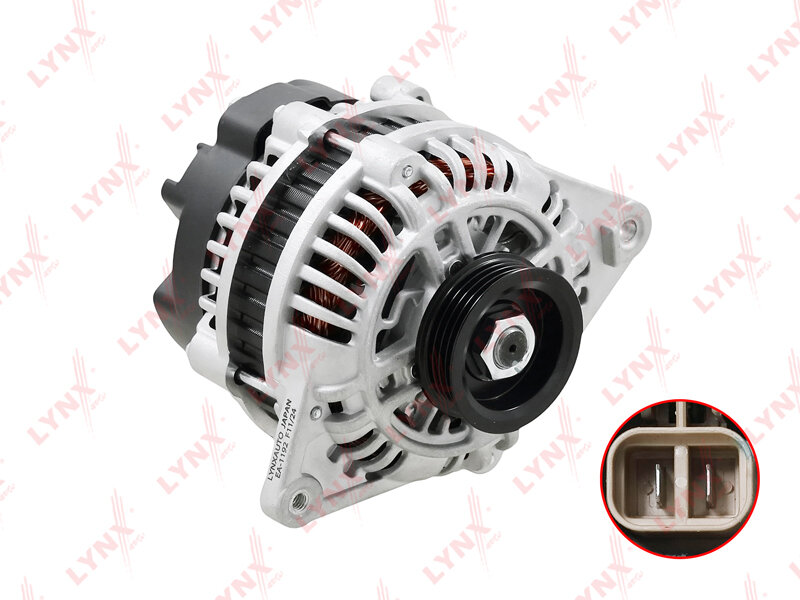 Генератор LYNXauto EA-1192. Для: HYUNDAI Elantra II 1.5-2.0 95-00 / Accent I 1.3-1.5 94-00
