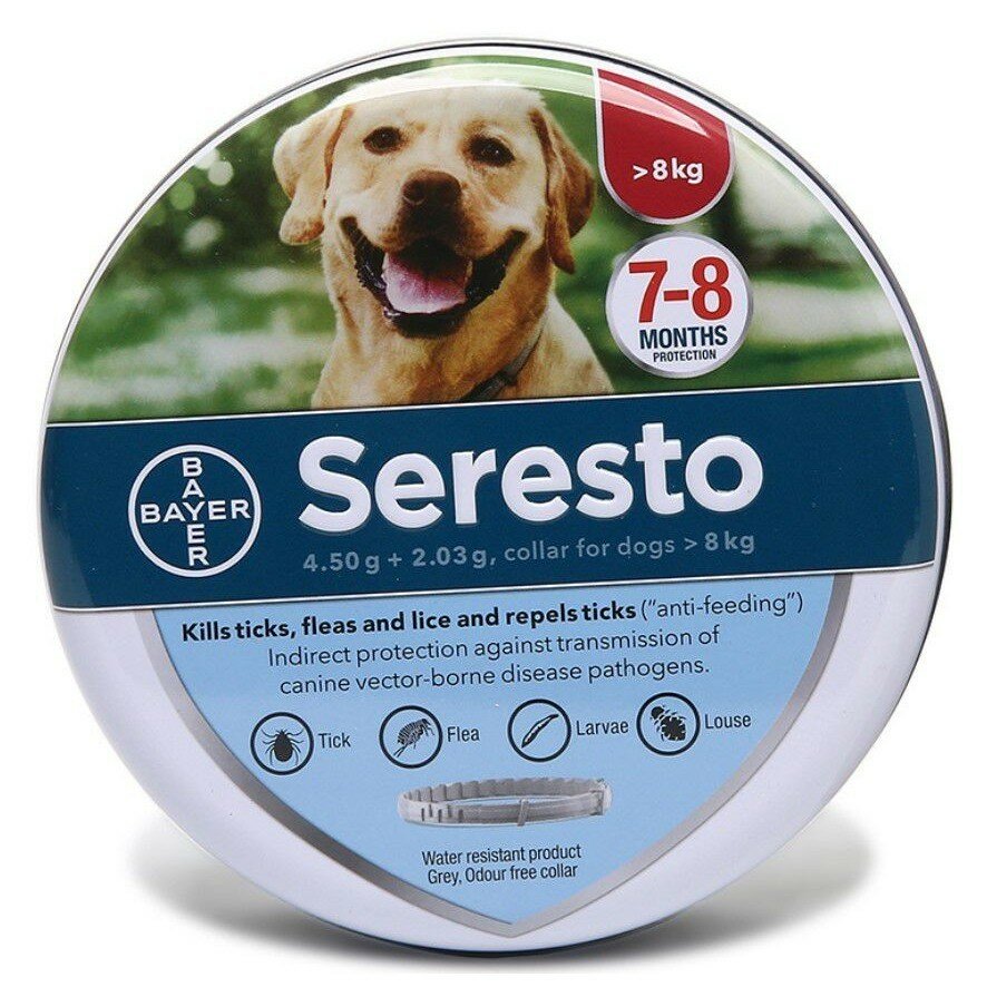 Комбинированный ошейник для собак uk 70 см защита от блох и клещей на 8 месяцев