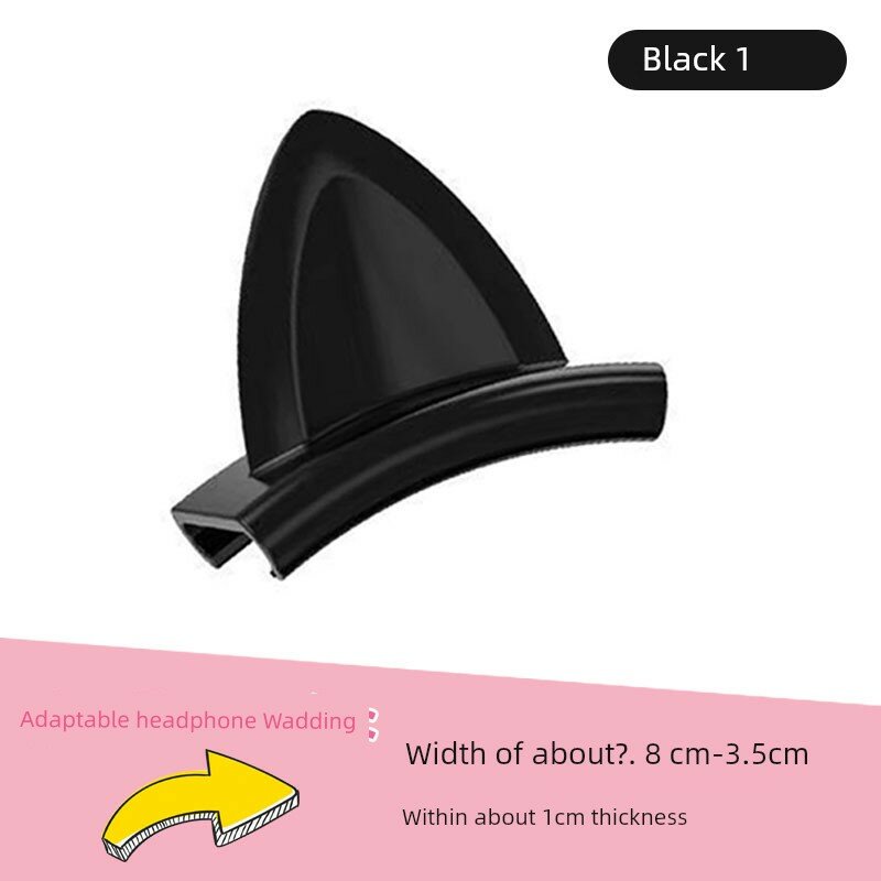 Аксессуары для наушников с кошачьими ушками, подходящие для накладных наушников, универсальный силиконовый