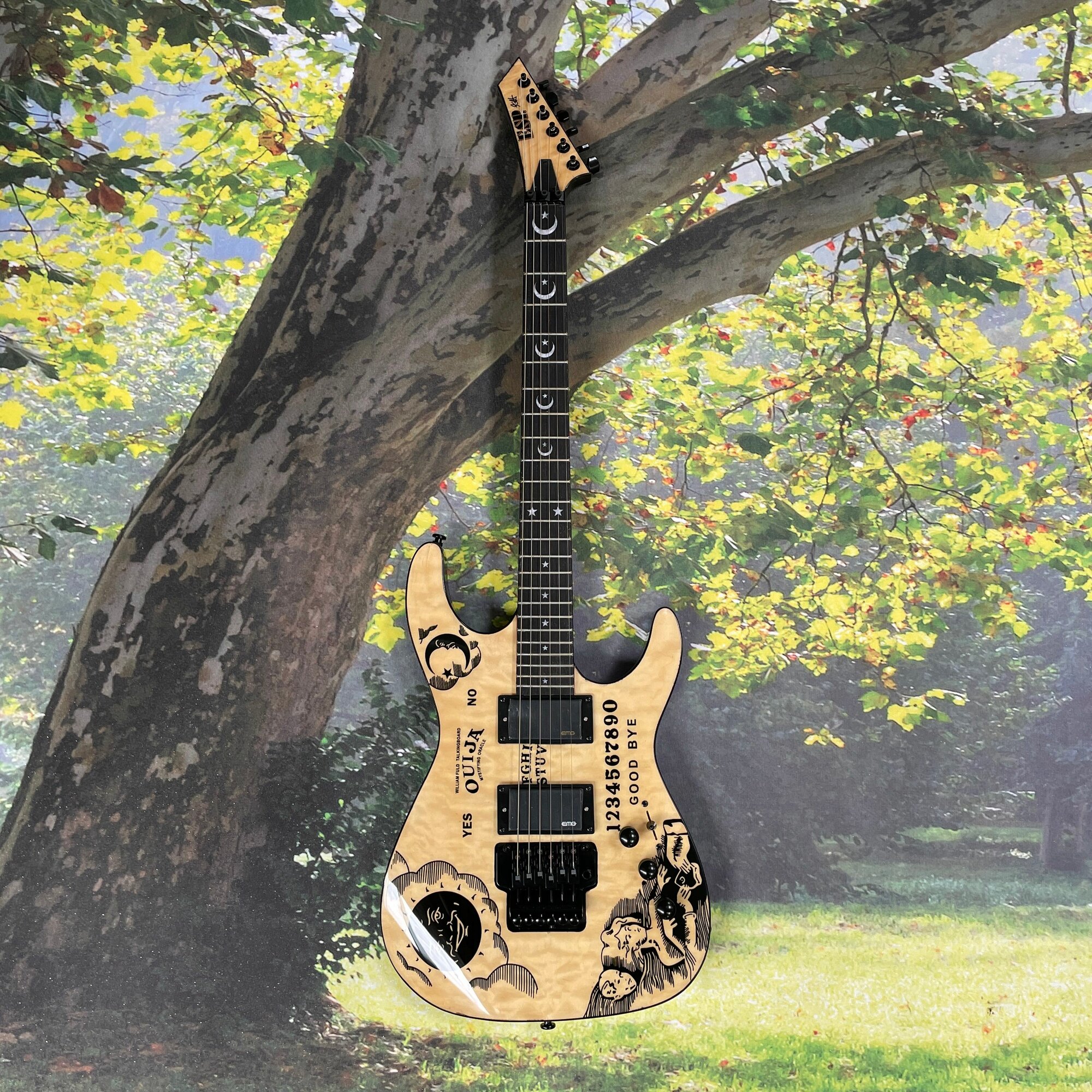 Электрогитара Лунная богиня идентичная модель ESP /Двойная встряска гитара электрическая 6-струнная