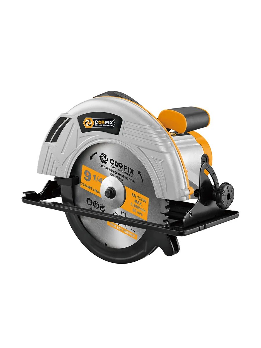 Циркулярная пила COOFIX CF-CS006, для дерева, 235мм, плавный пуск