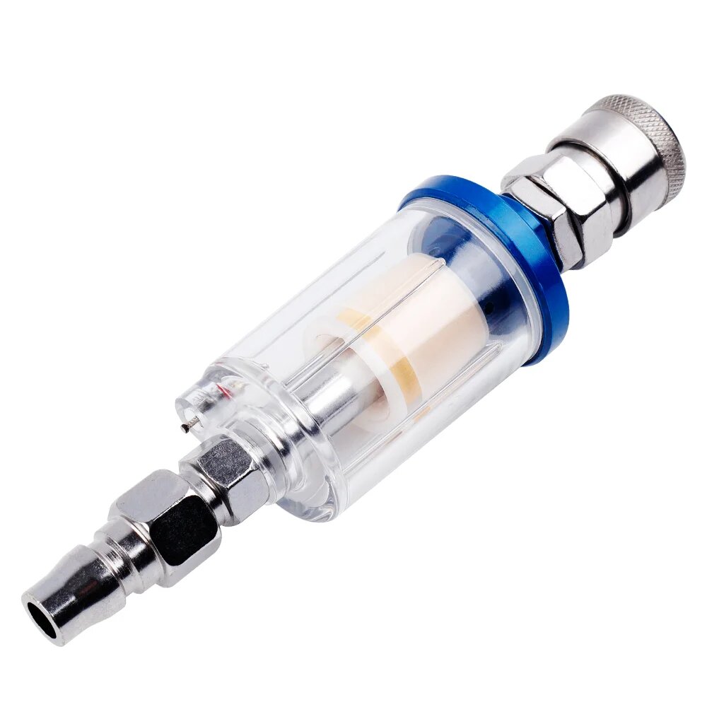 HVLP Краскопульт TEMPS DETIR Синий Алюминиевый 1/4"