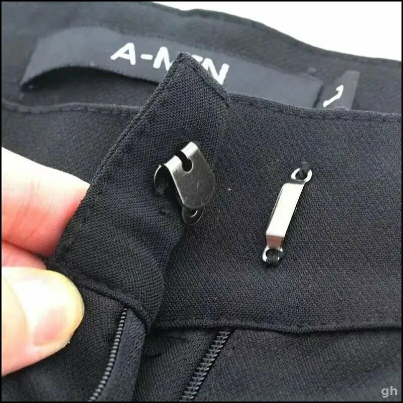 Потайной крючок для брюк, металлический, застёжка-кнопка для мужских и женских штанов