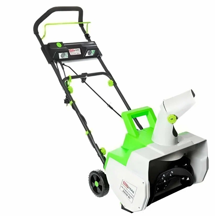 Снегоуборщик RedVerg, электрический, ковш 45x30,5 см, дальность 9м