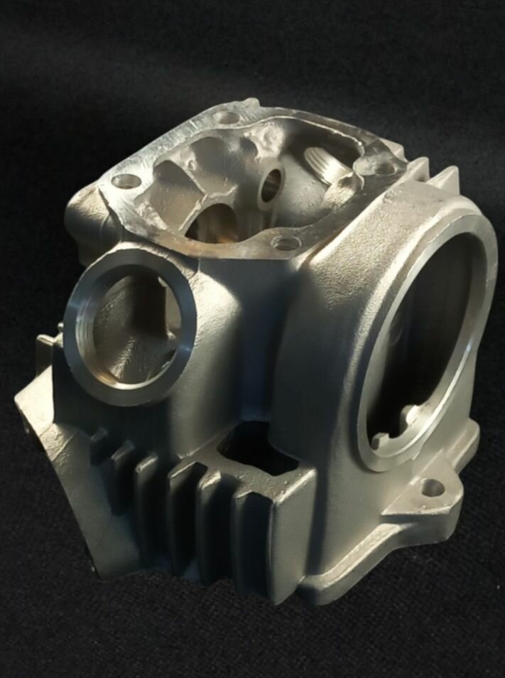 Головка ГБЦ мопед Альфа Дельта 72 куба (голая)