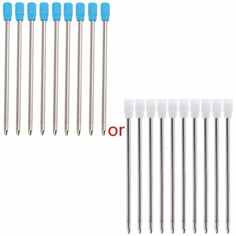 1 упаковка из 10 шариковых ручек для короткой подписи с заправкой-синий