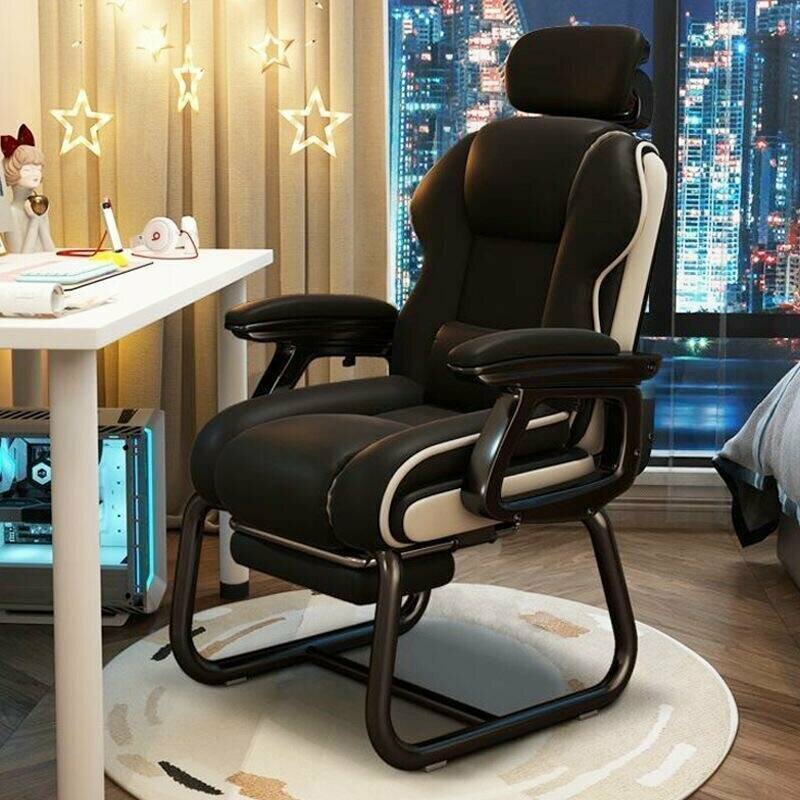 Эргономичное компьютерное кресло, мягкое, регулируемое, для дома и офиса, кресло-софа