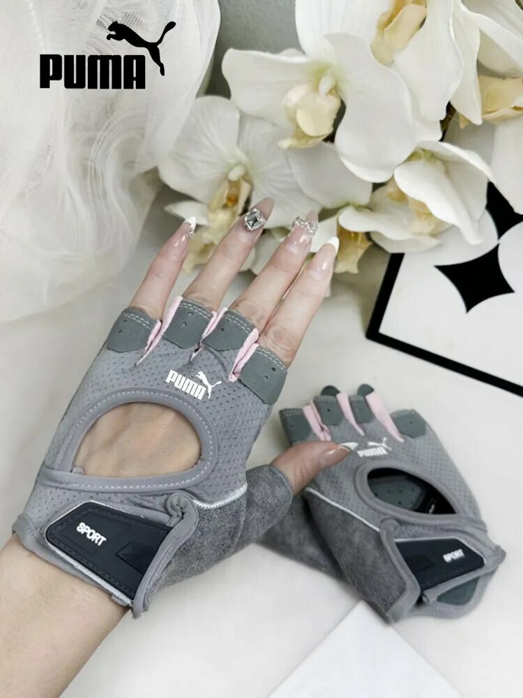 PUMA Перчатки для фитнеса, легкой атлетики, размер: L