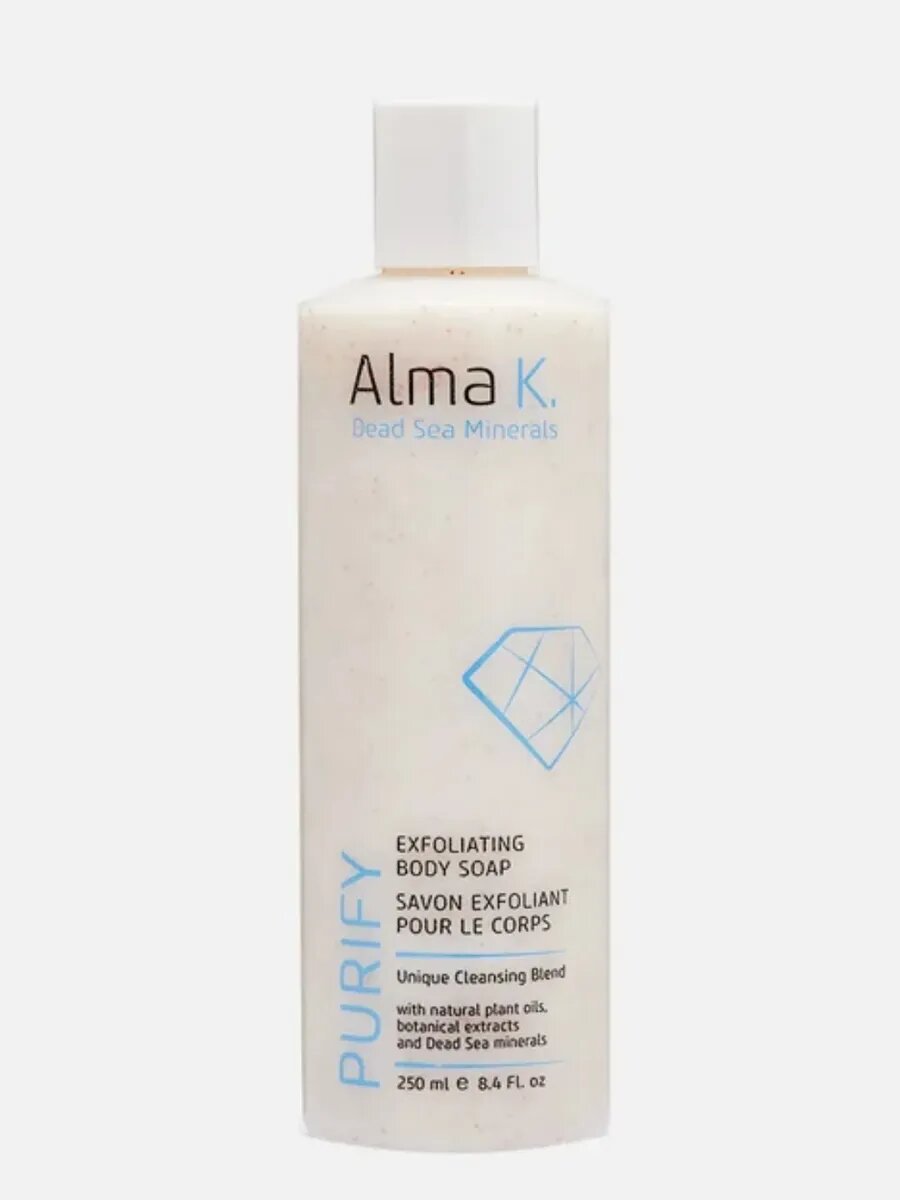 Отшелушивающее мыло для тела ALMA K. exfoliating body soap