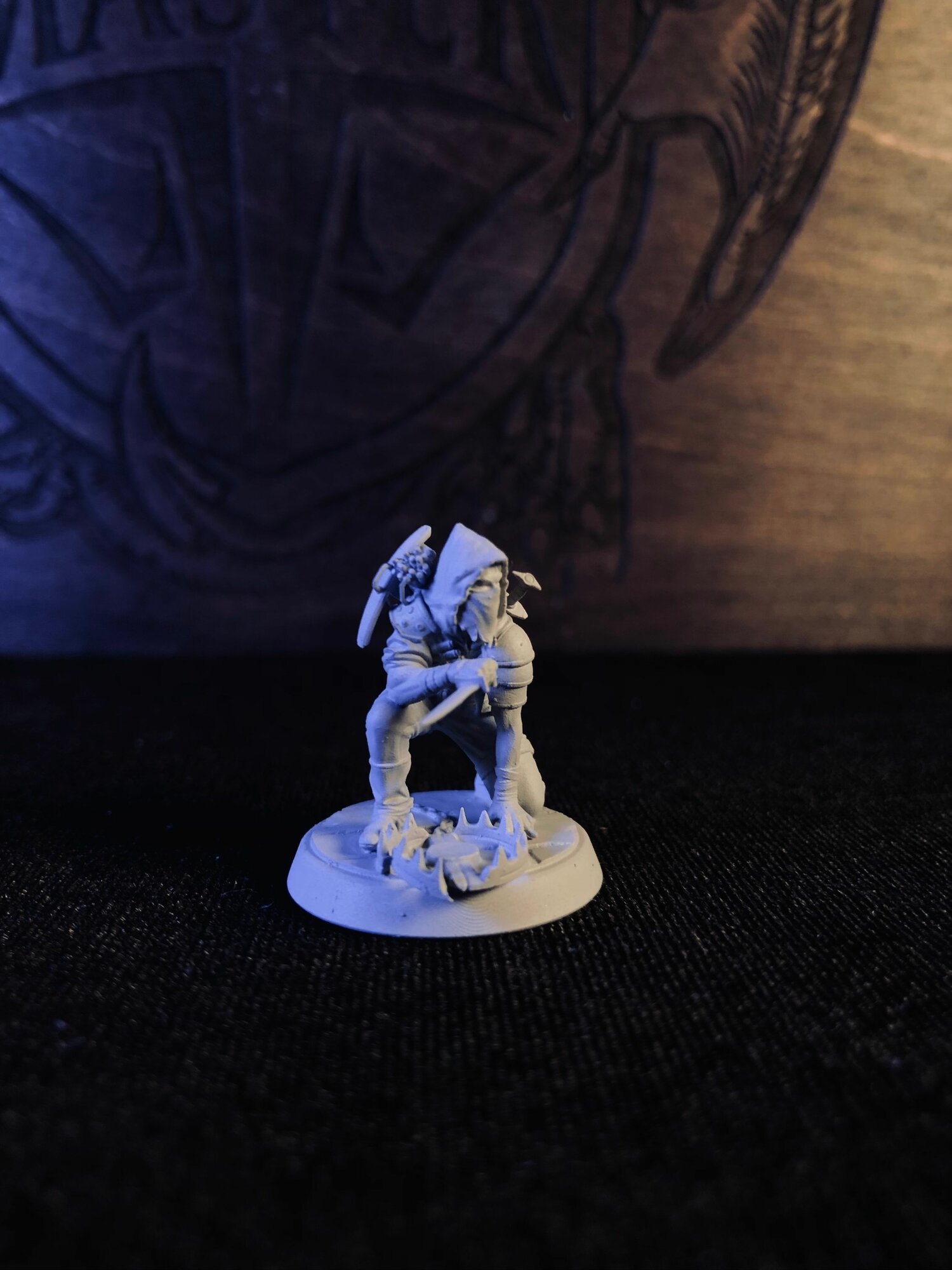 Агент из гильдий убийц, плут, убийца - Миниатюра для настольных игр DnD, ДнД, Dungeons & Dragons, Pathfinder.