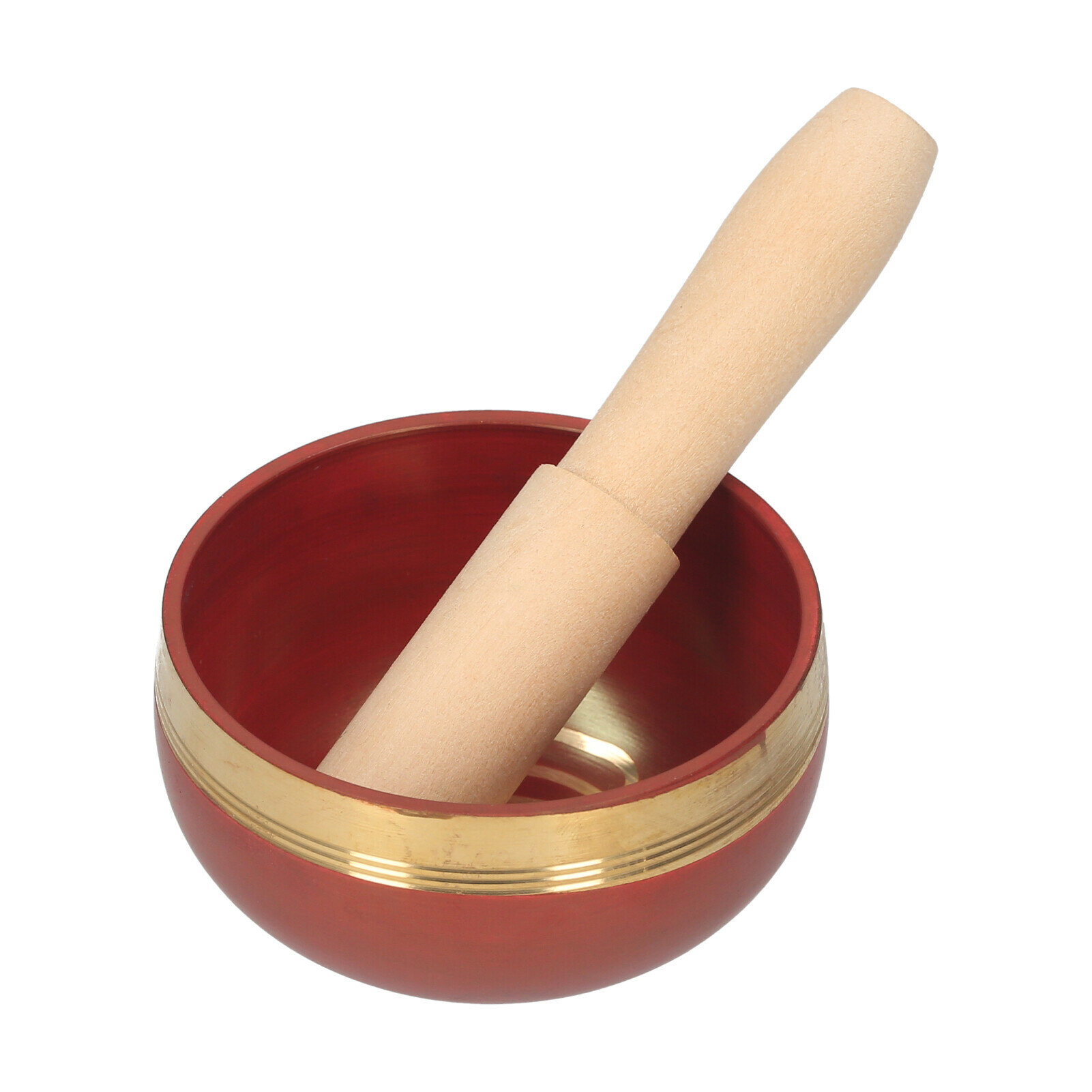 Набор тибетских поющих чаш Buddha Sound Bowl с деревянным молотком Charka Bowl для медитации, размер чаши 80*42мм, вес 163г, молоток из дерева Theaceae размер 120*20мм, вес 22г, цвет опционально: красный, оранжевый, желтый, зеленый, голубой, темно-синий,