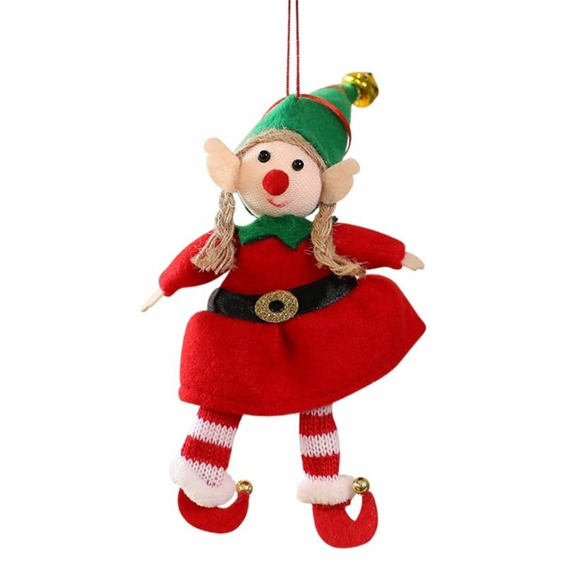 Рождественская Кукла-Эльф, Украшения Для Кукол-Красный