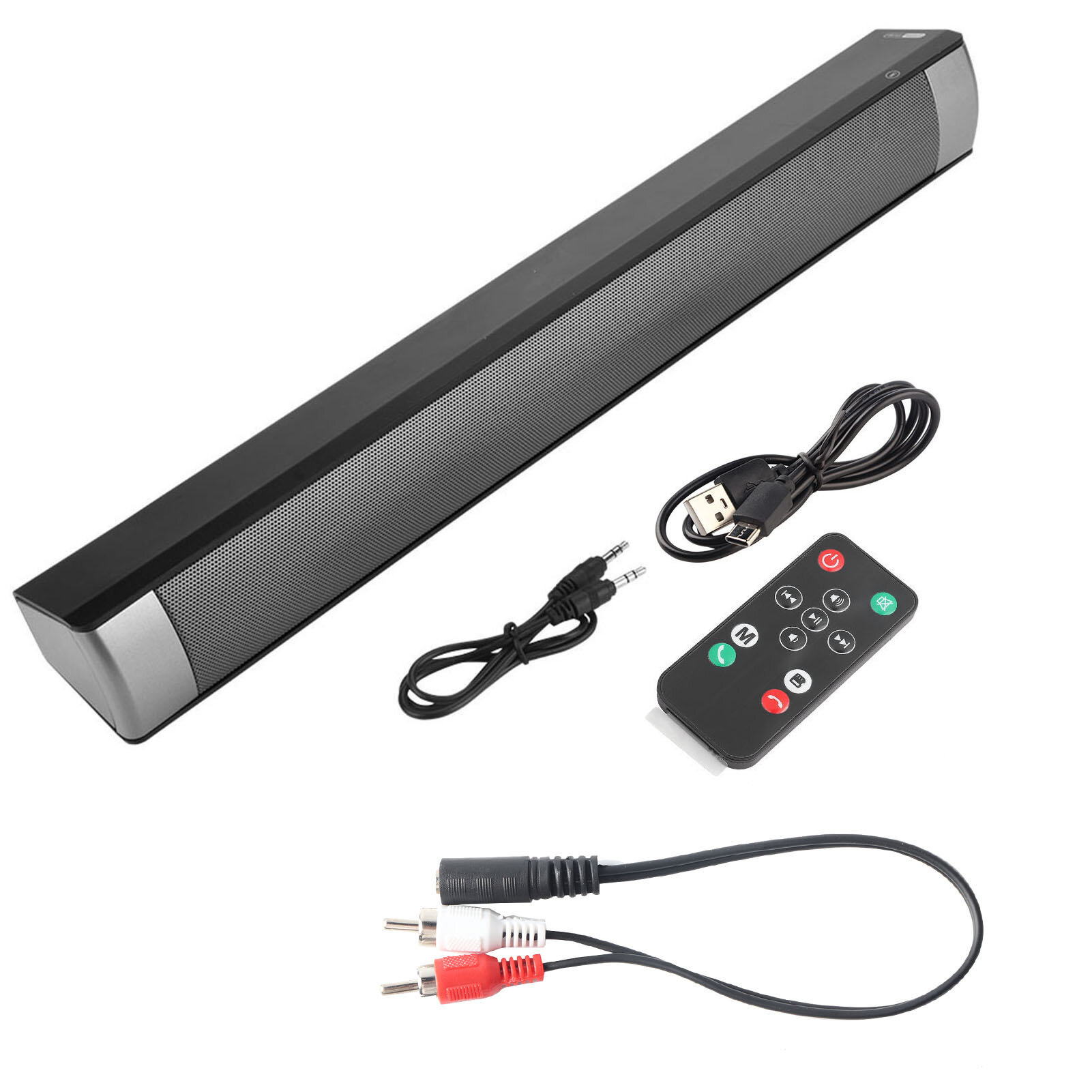 Для Bluetooth -динамика беспроводной стерео -сабвуфера карты памяти Aux Audio Player для домашнего кинотеатра