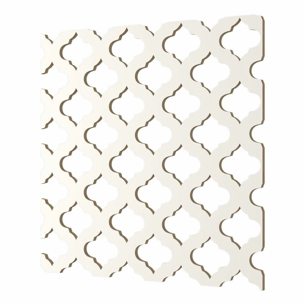 Перфорированная Панель Cosca Индия ХДФ Белый В780хШ1400мм / Коска.