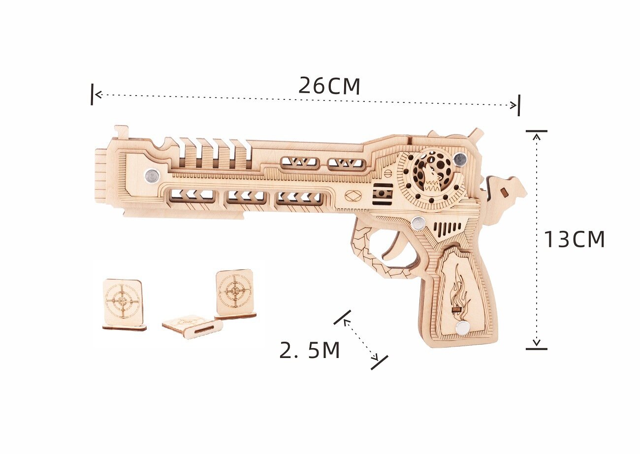 Модель волка, деревянная сборная игрушка, дизайнерский животный стиль для детей, 120 символов