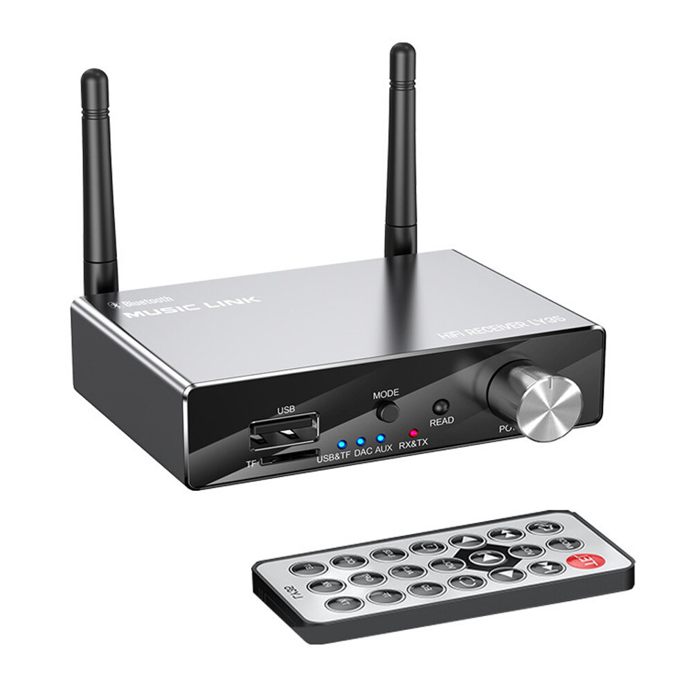 Устройство передачи и приема BT 5.3 со стереозвучанием, низкой задержкой, эмиттером и приемником, с подключением через 3.5mm AUX, оптический кабель, коаксиальный кабель, USB, карту TF и флеш-диск, адаптер для аудио музыки для ТВ, ПК, мобильных телефонов