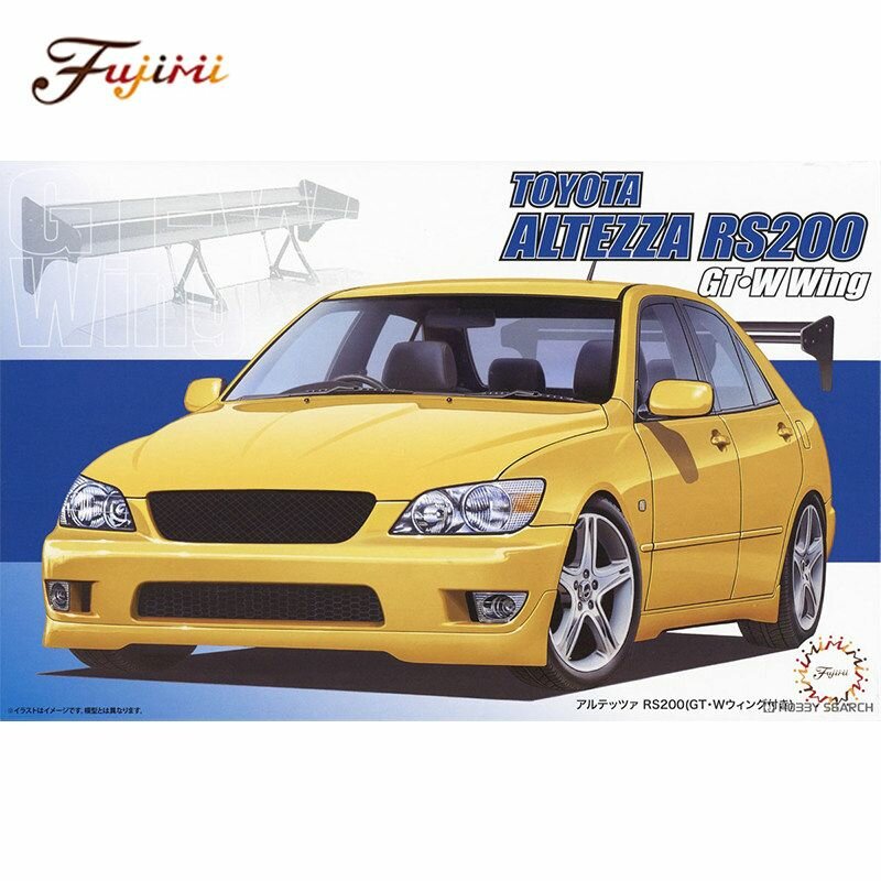 Сборная модель Машинка Fujimi-04825 1/24 Toyota Altezza RS200 (with GT W tail wing) car model kit