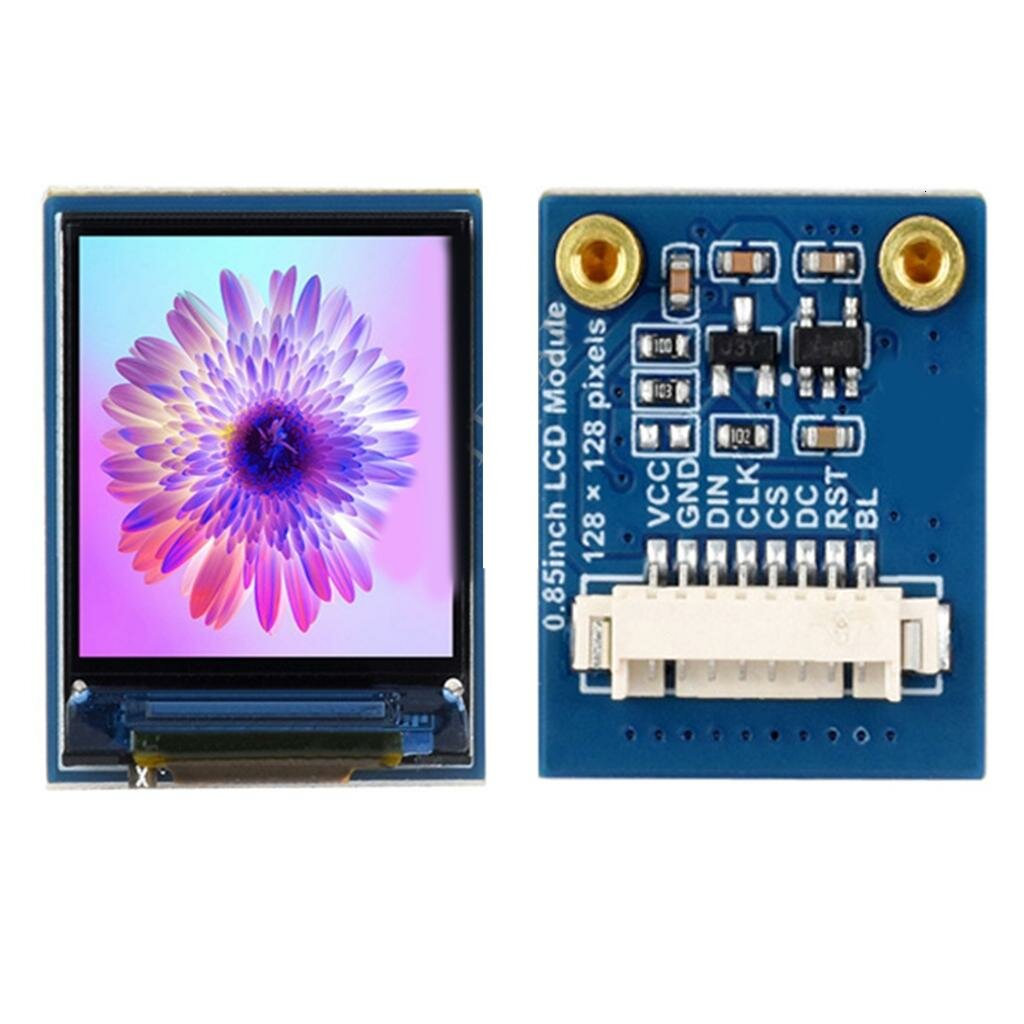 0.85-дюймовый LCD дисплей 128X128 SPI TFT модуль для RPi