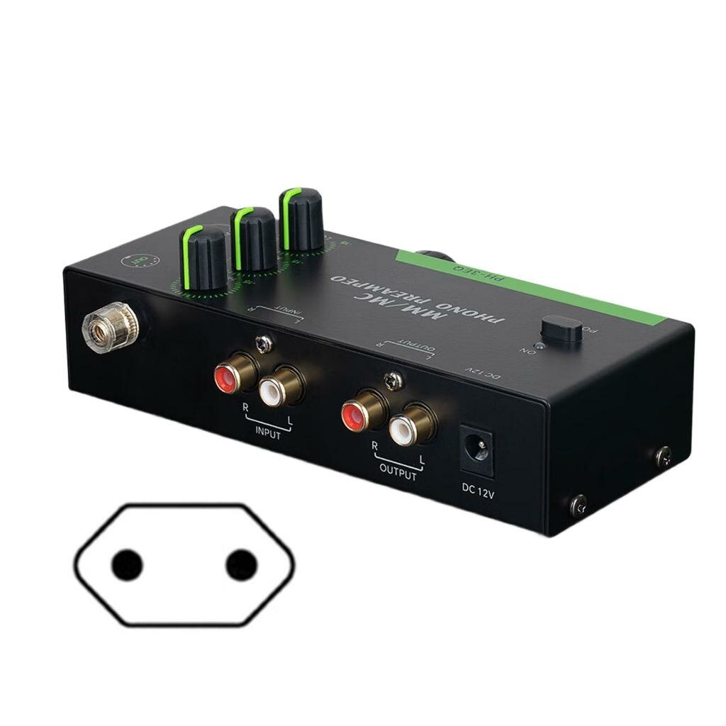 Предусилитель для винила с балансным XLR и регулировкой тембра, EU